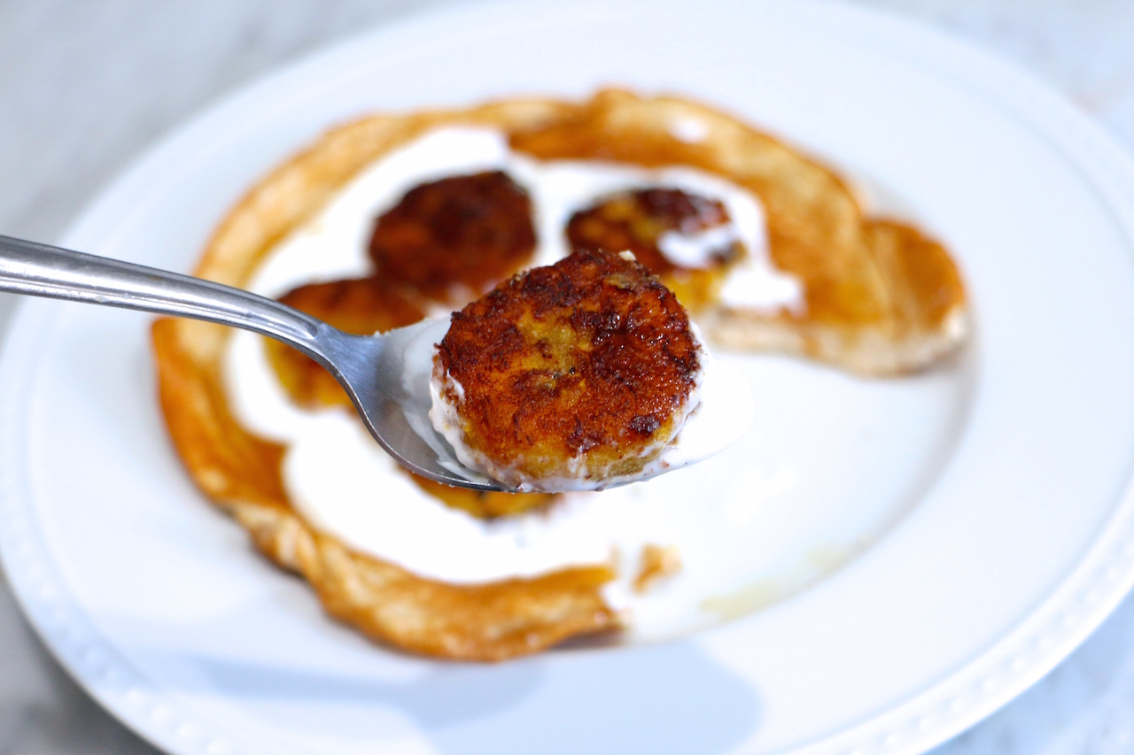 Peanut Butter Fried Plantains + Coconut Crepes - Whitney E. RD