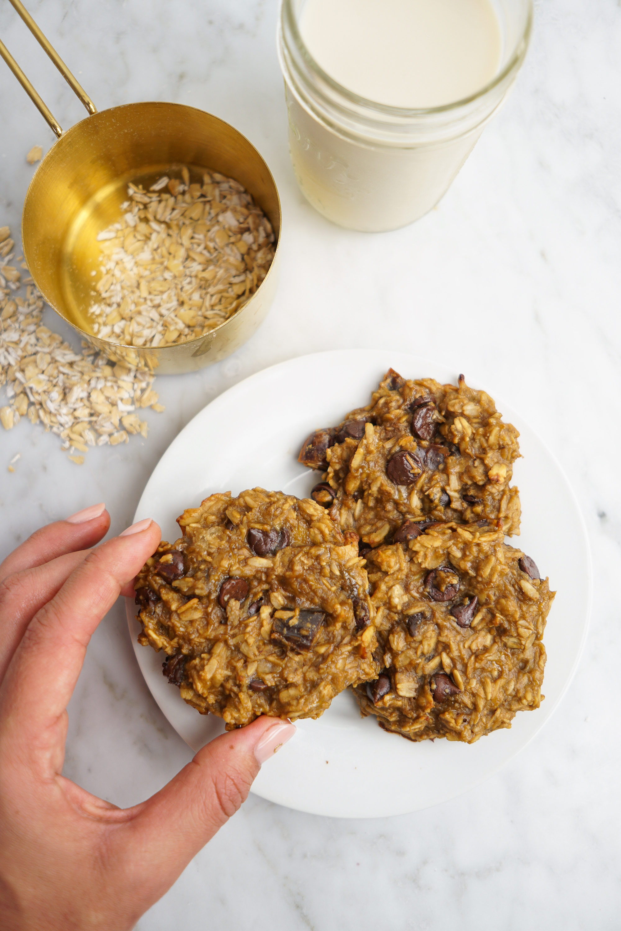 3-Ingredient Cookies: Vegan, Gluten-Free + Dairy-Free - made with ...