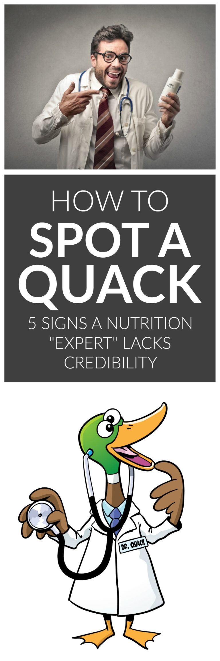 How to Spot A Quack Nutritionist: 5 Signs An "Expert" Isn't Trustworthy