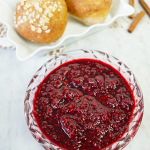 raspberry chutney bowl - Whitney E. RD