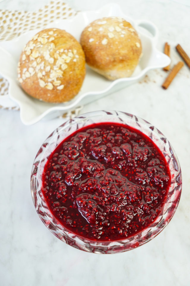 raspberry chutney bowl - Whitney E. RD