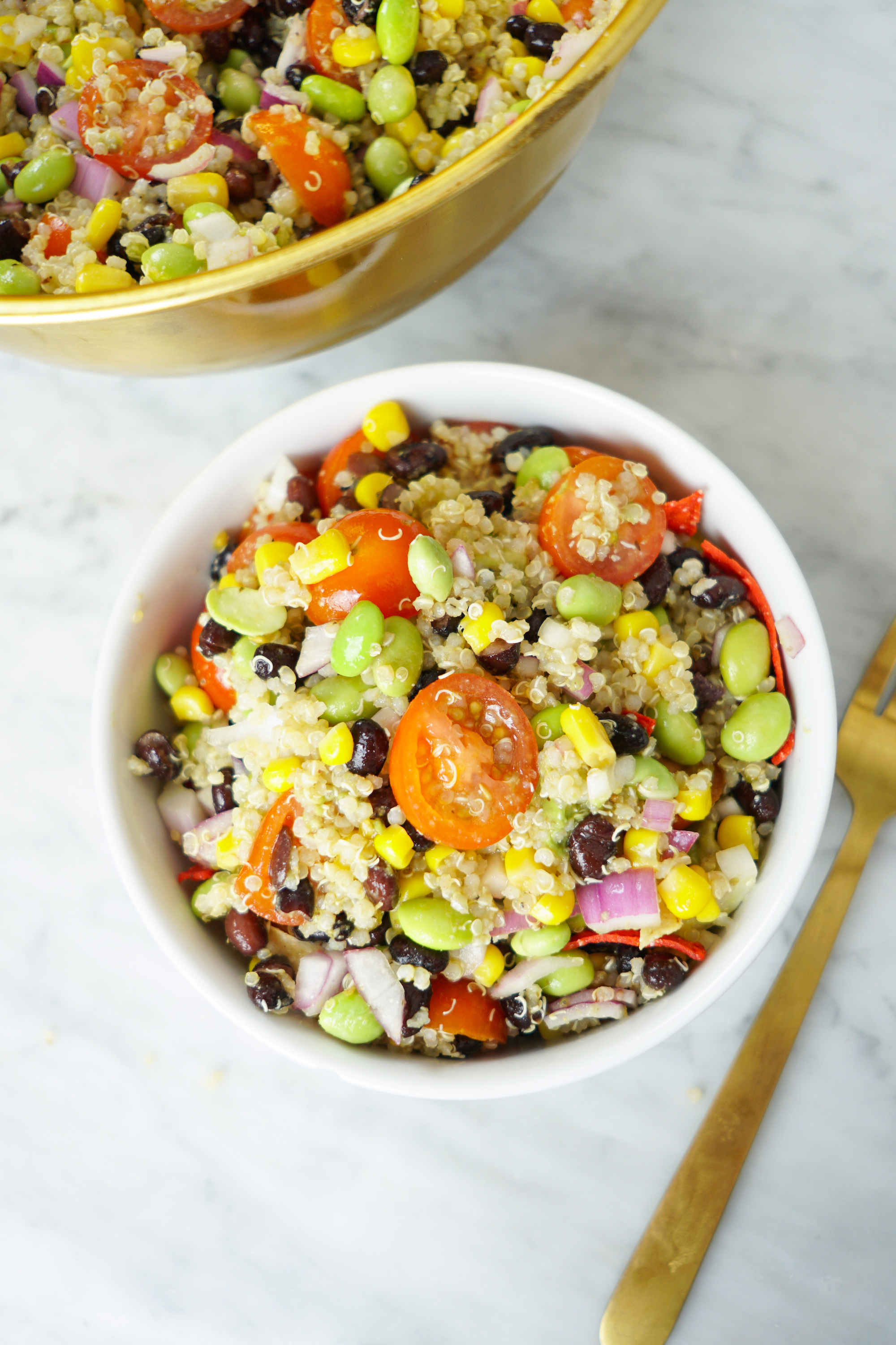 Southwest Edamame Salad - Whitney E. RD