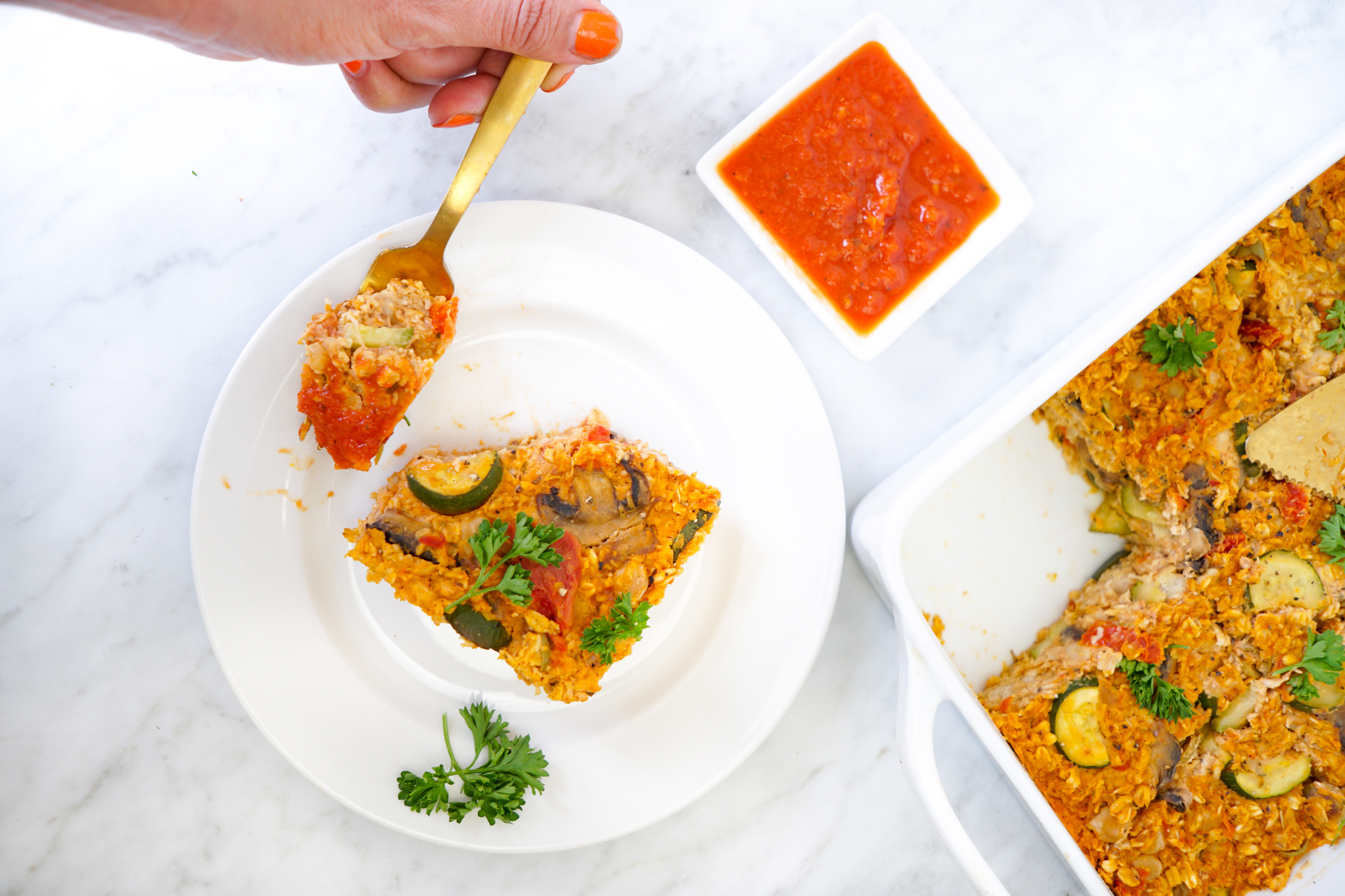 pizza oats with sauce - Whitney E. RD