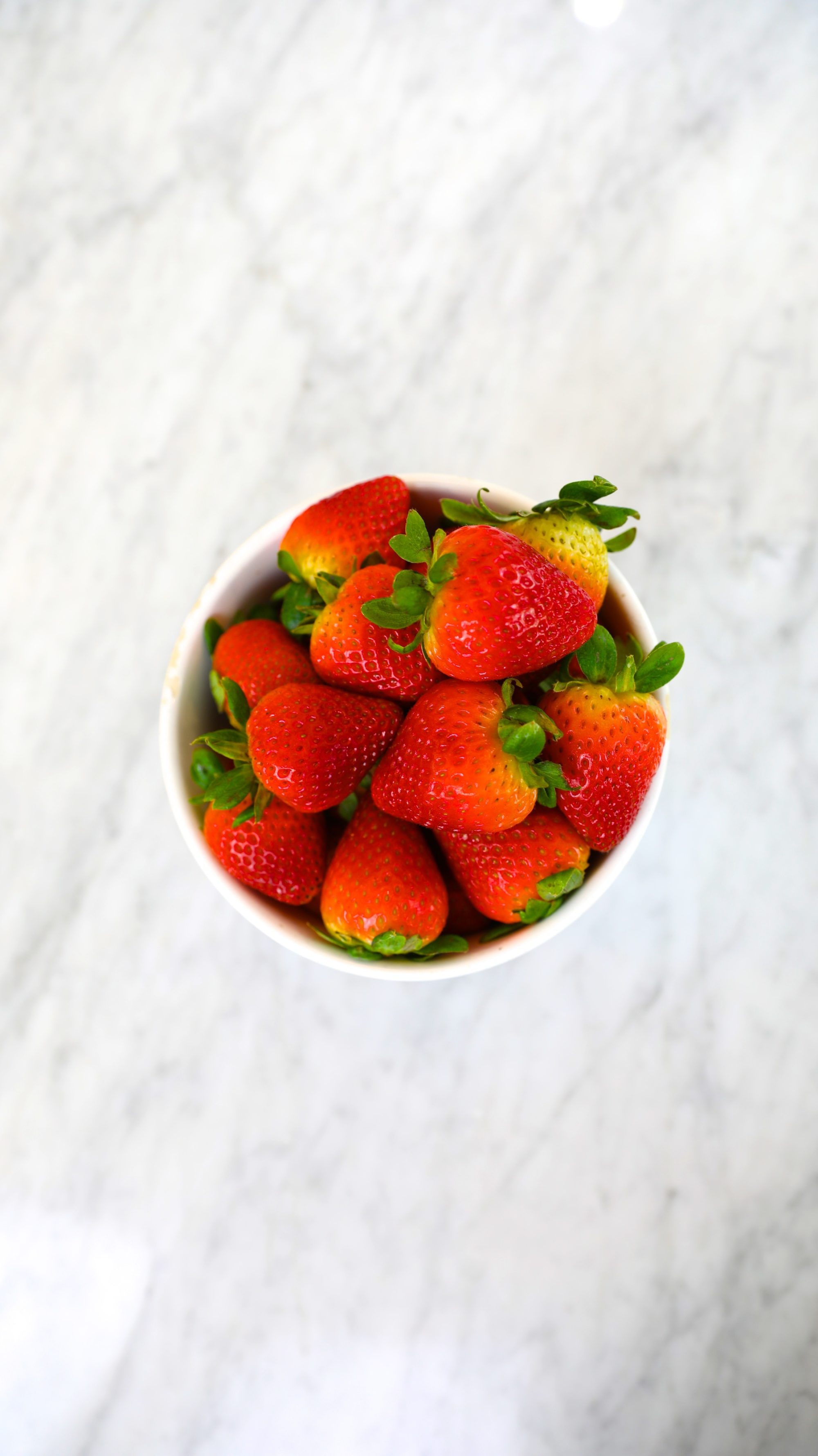 bowl of strawberries - Whitney E. RD
